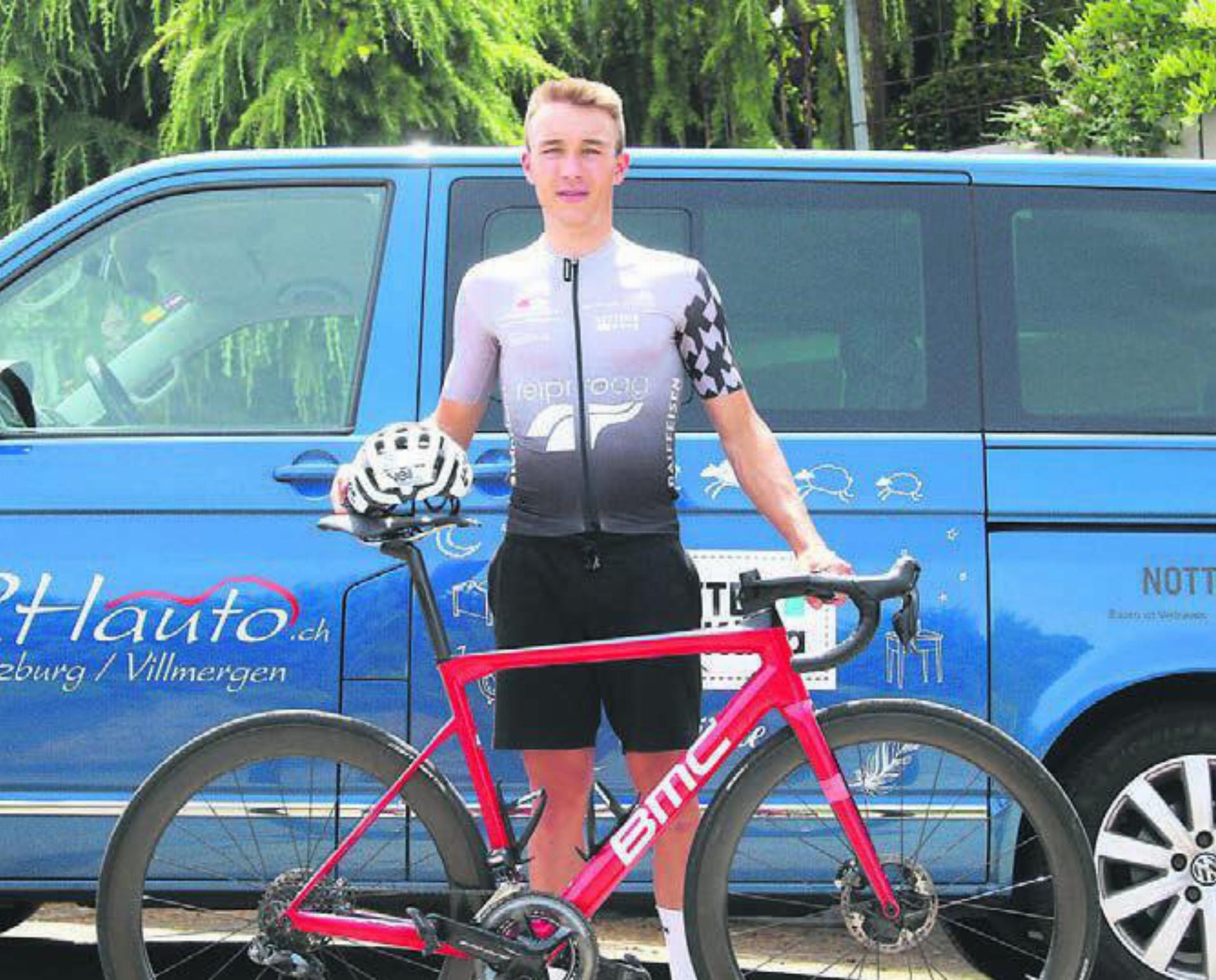 Managt seine Radsportlerkarriere bisher selbst: Robin Kull. Bild: jl